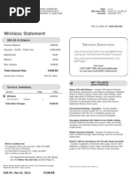 Internet Bill Format | Invoice | Payments