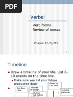 English Tenses Timeline Chart | PDF | Grammatical Tense | Perfect (Grammar)