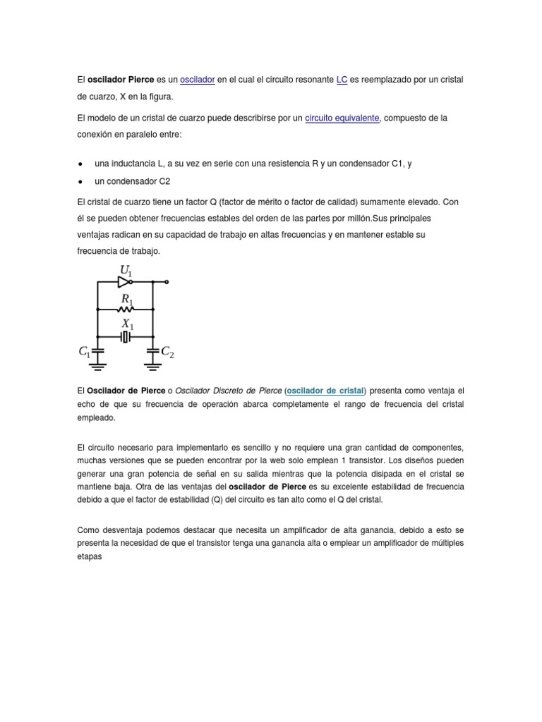 Pierce | PDF | Transistor | Circuito integrado