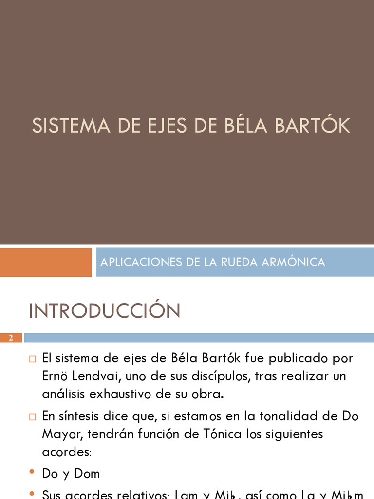 Ejes Bartok Desbloqueado Pdf Acorde Música Armonía
