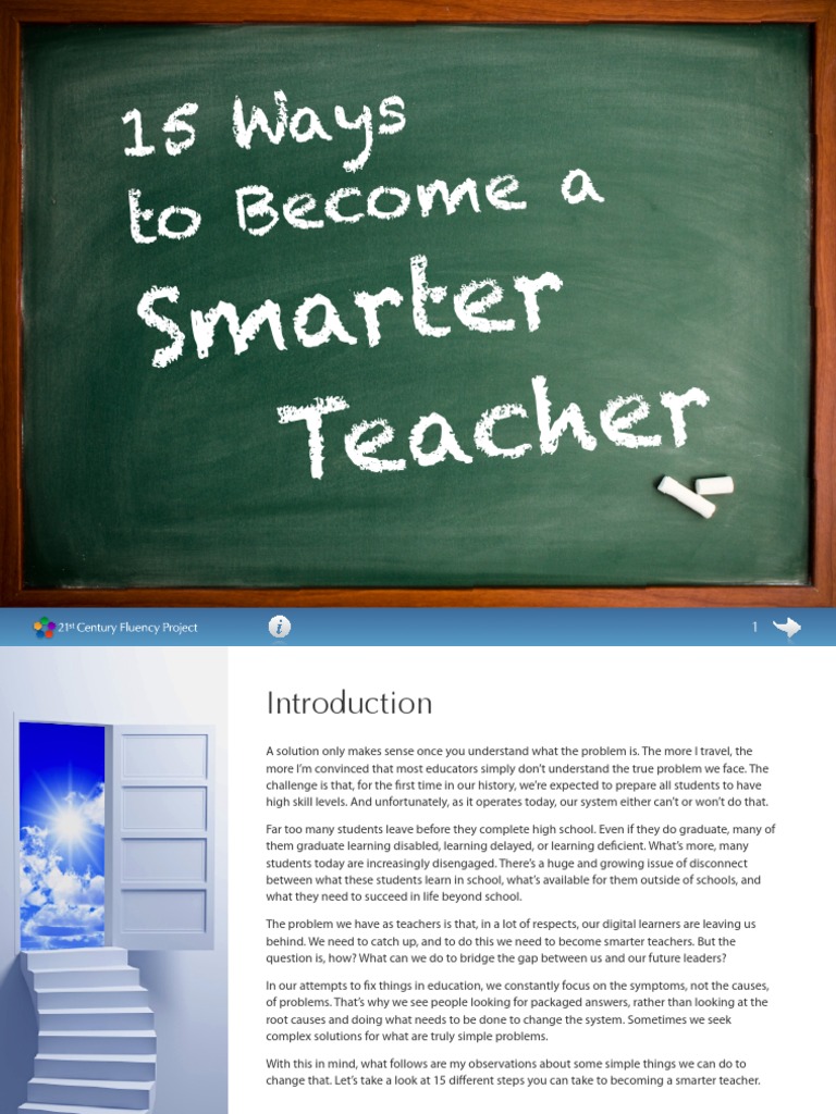 15 Ways To Become A Smarter Teacher | PDF | Understanding | Learning