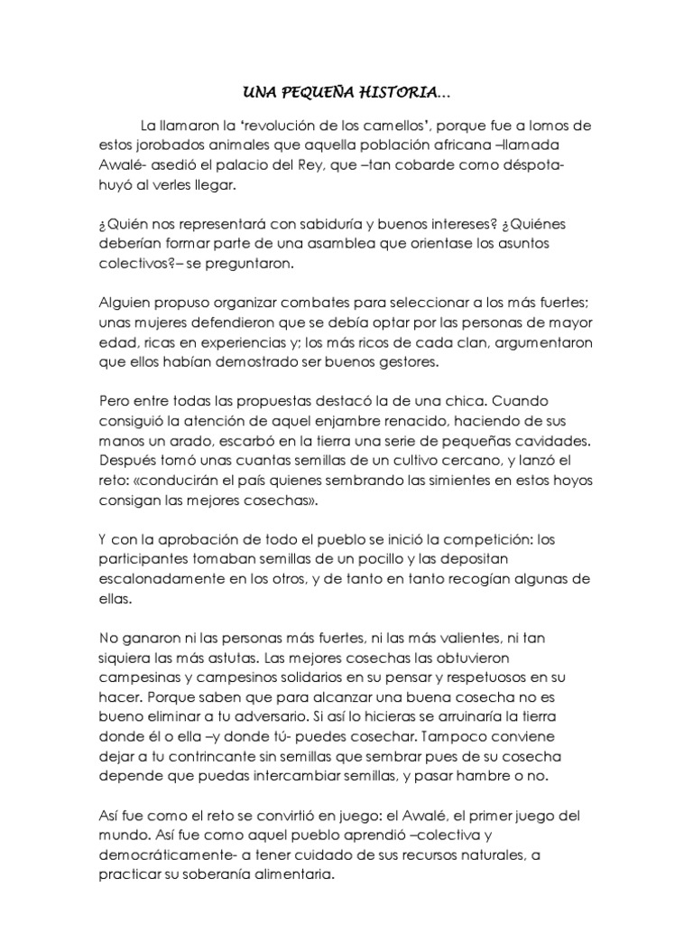 Historia Awale | PDF