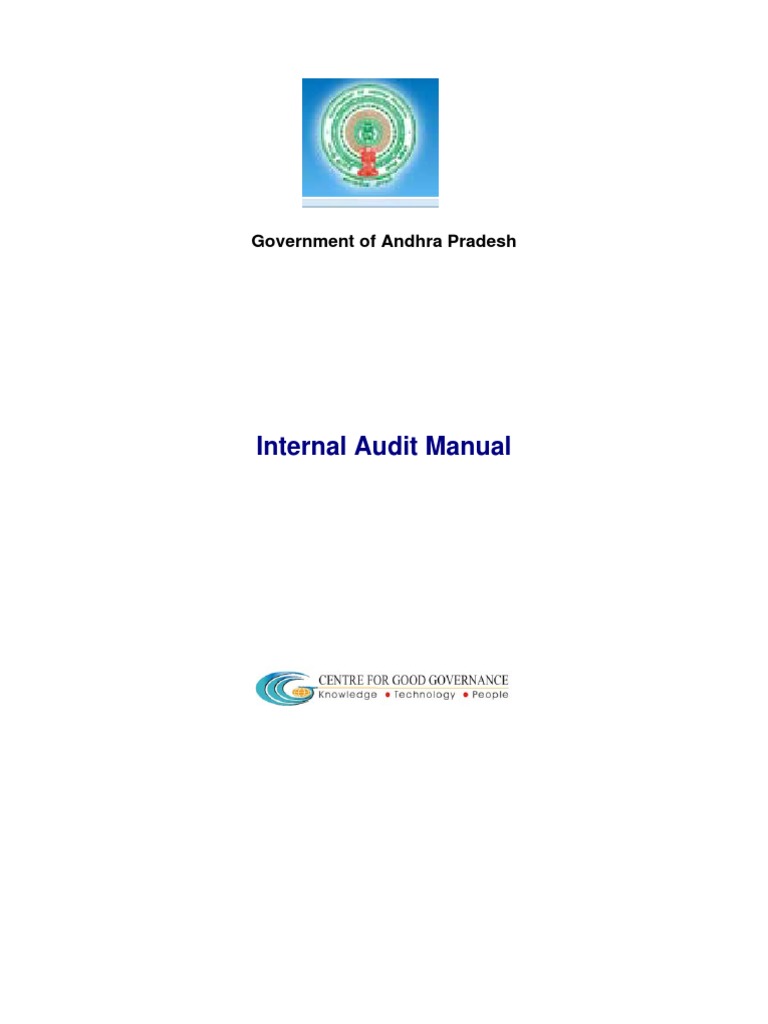 Internal Audit Manual Title Page | PDF | Internal Audit | Financial Audit