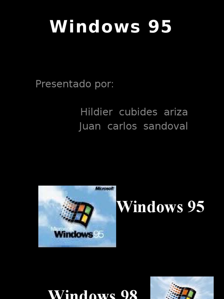 Windows 95 y 98 | PDF | Microsoft | Tecnología digital