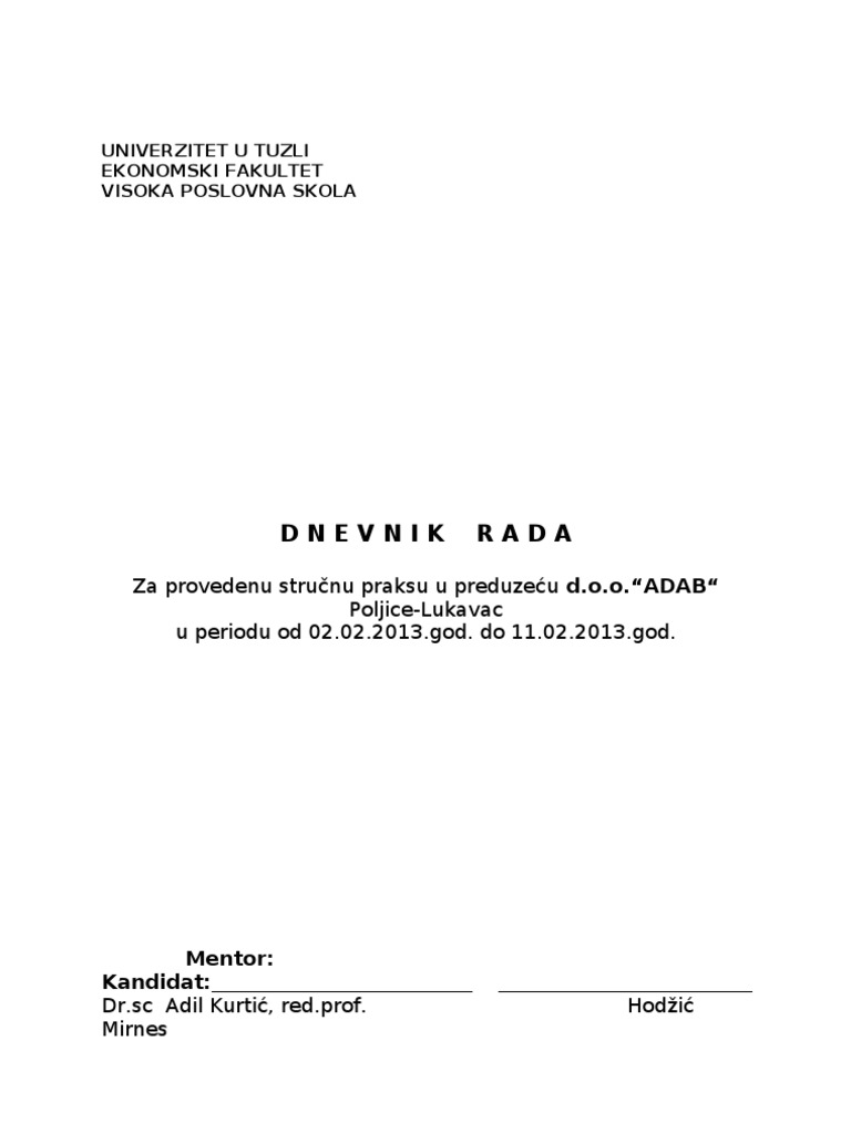 Dnevnik Rada