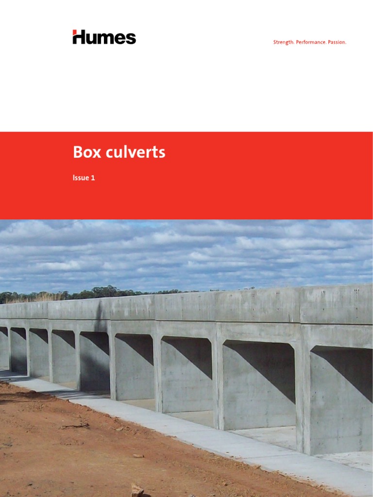 Box Culverts Humes | PDF | Precast Concrete | Tunnel