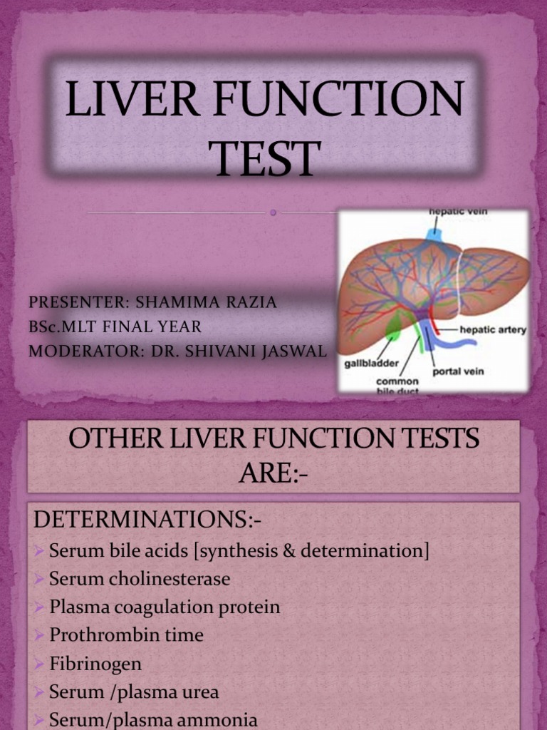 Liver Function Test | PDF | Liver | Hepatitis