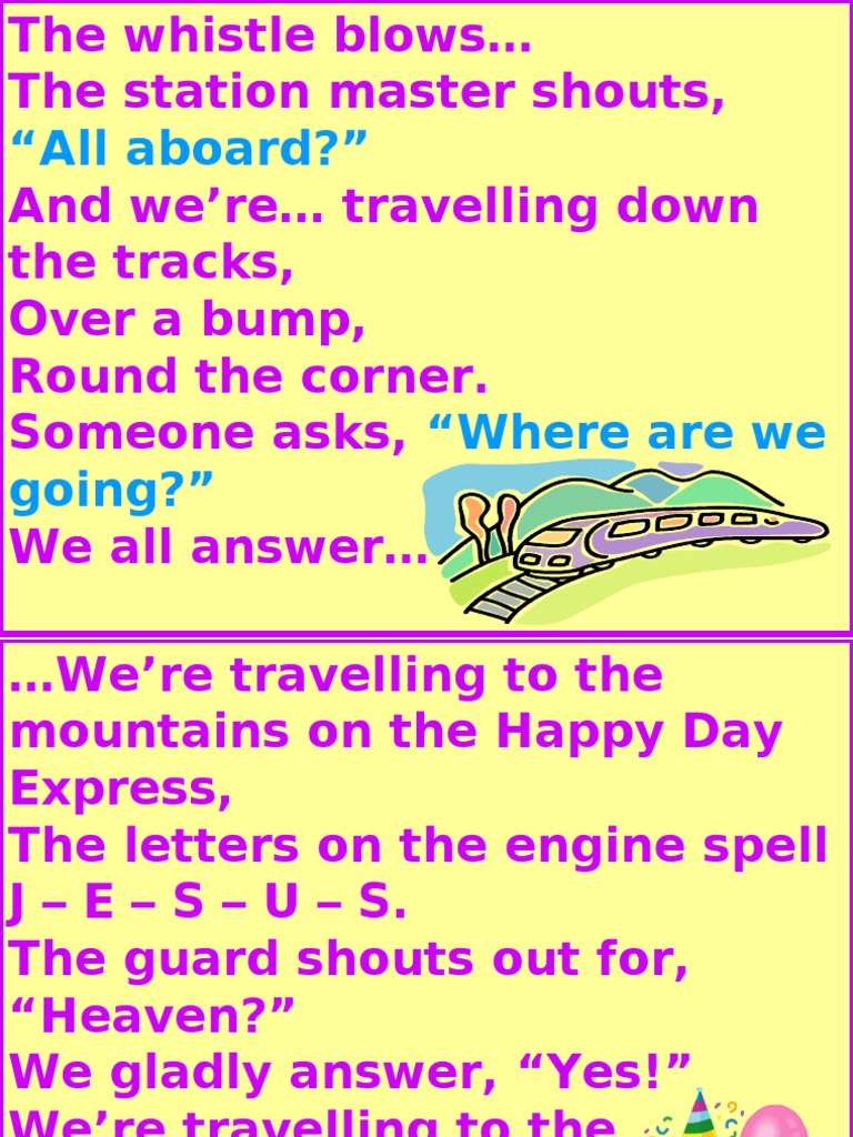 Hymn - Happy Day Express | PDF | Songs | Musical Forms