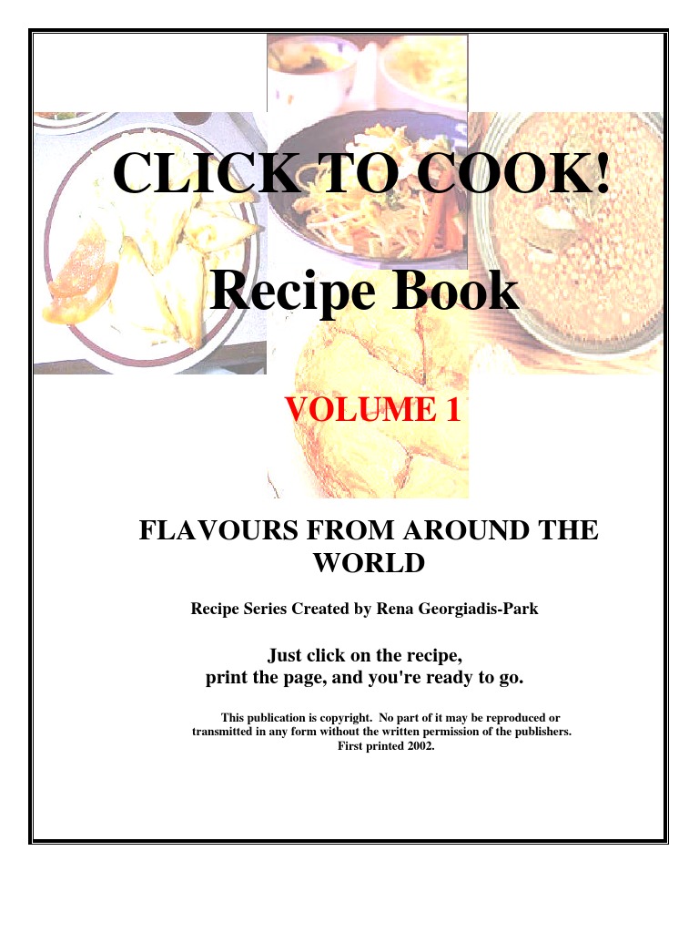 Click To Cook Recipe Book | PDF