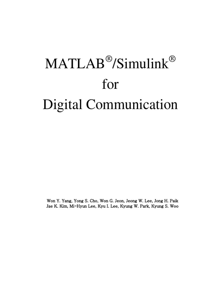 Matlab Programs | PDF | Modulation | Forward Error Correction