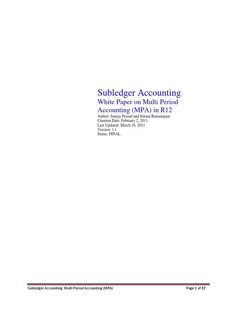 Oracle R12 Multi Period Accounting | PDF | Debits And Credits | Accrual