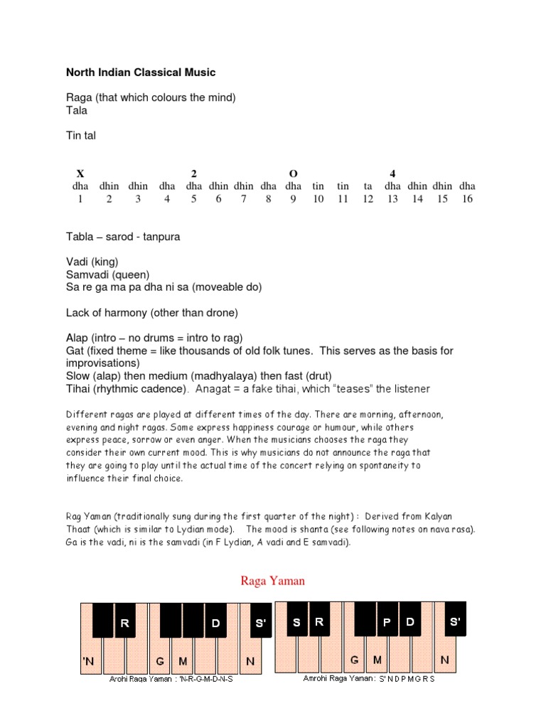 North Indian Classical Music | PDF | Music Theory | Entertainment