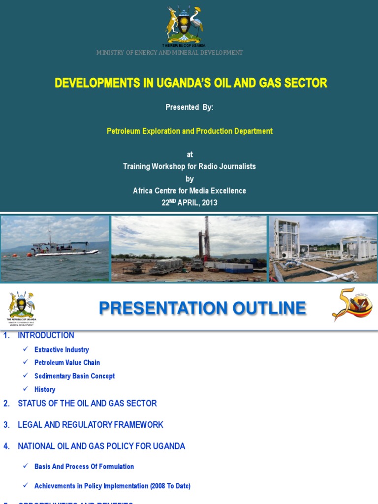 Update of Developments in Uganda's Oil and Gas Sector | PDF | Petroleum ...