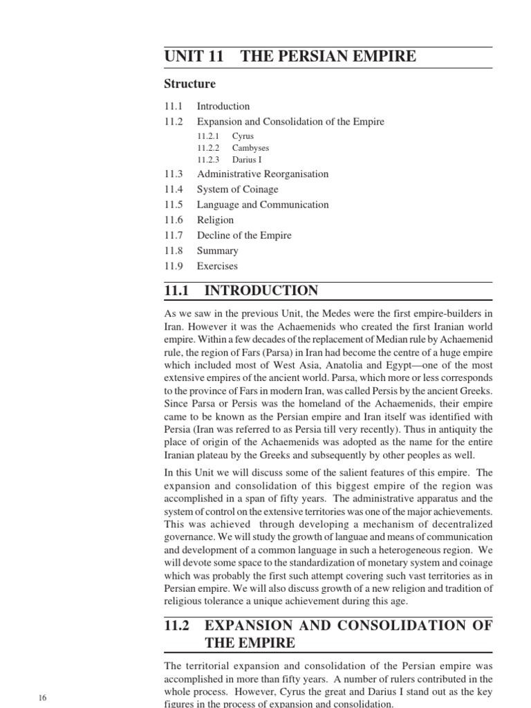 Overview of the Persian Empire | PDF | Achaemenid Empire | Lydia