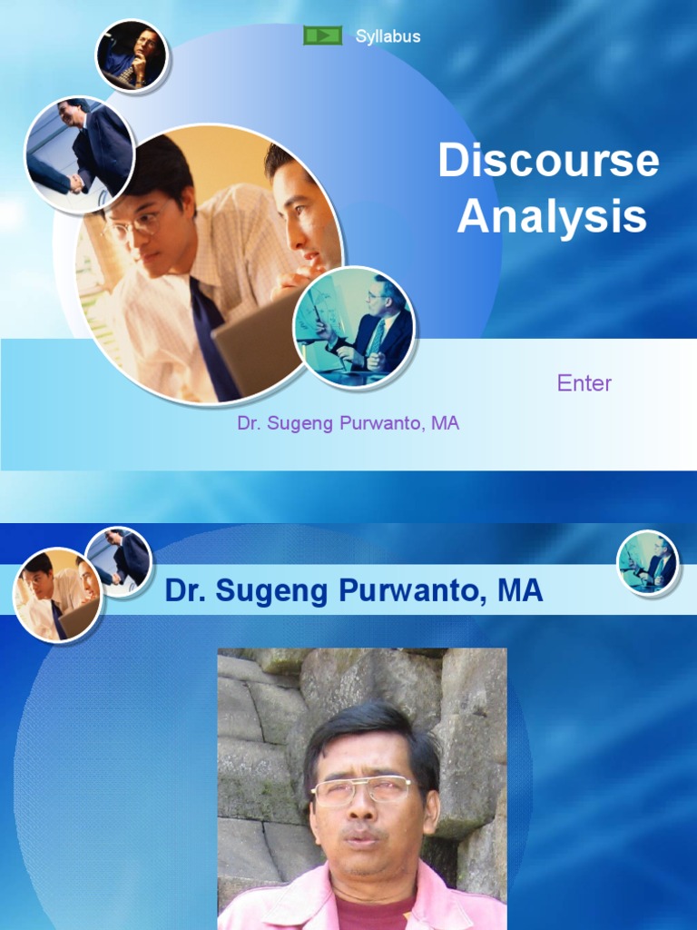 Discourse Analysis | PDF | Linguistics | Discourse