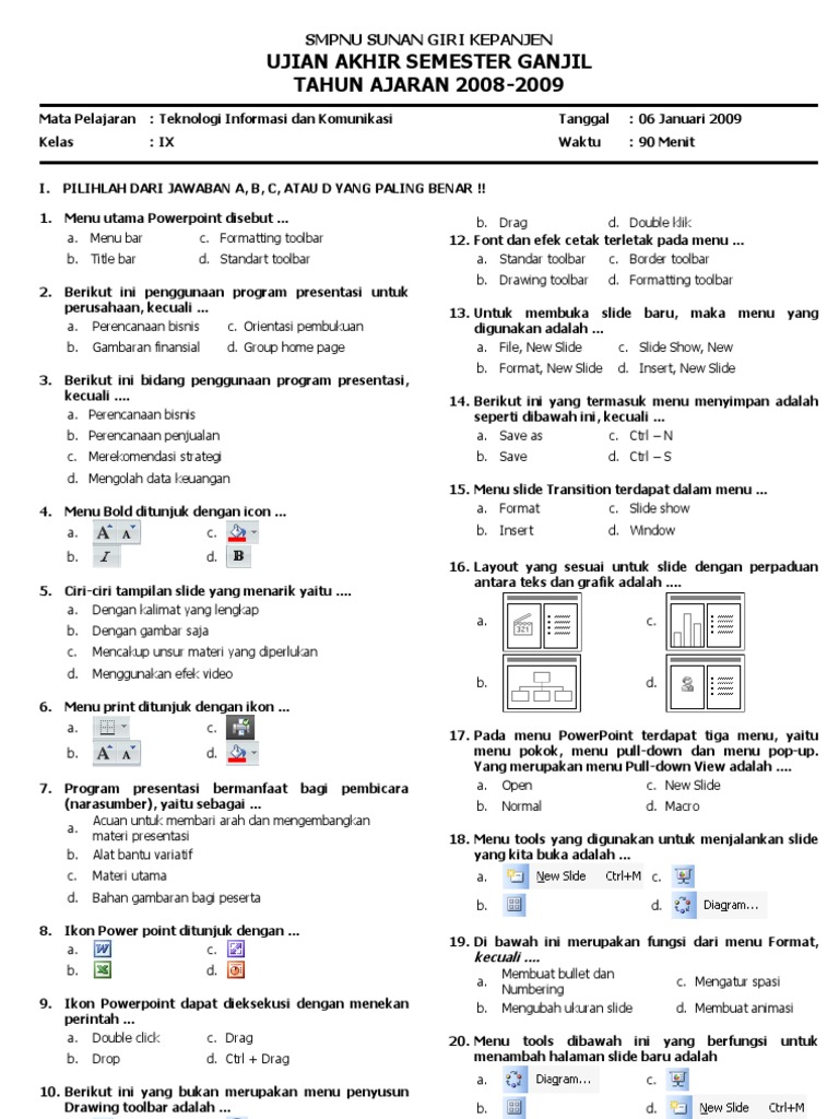 Soal Power Point | PDF