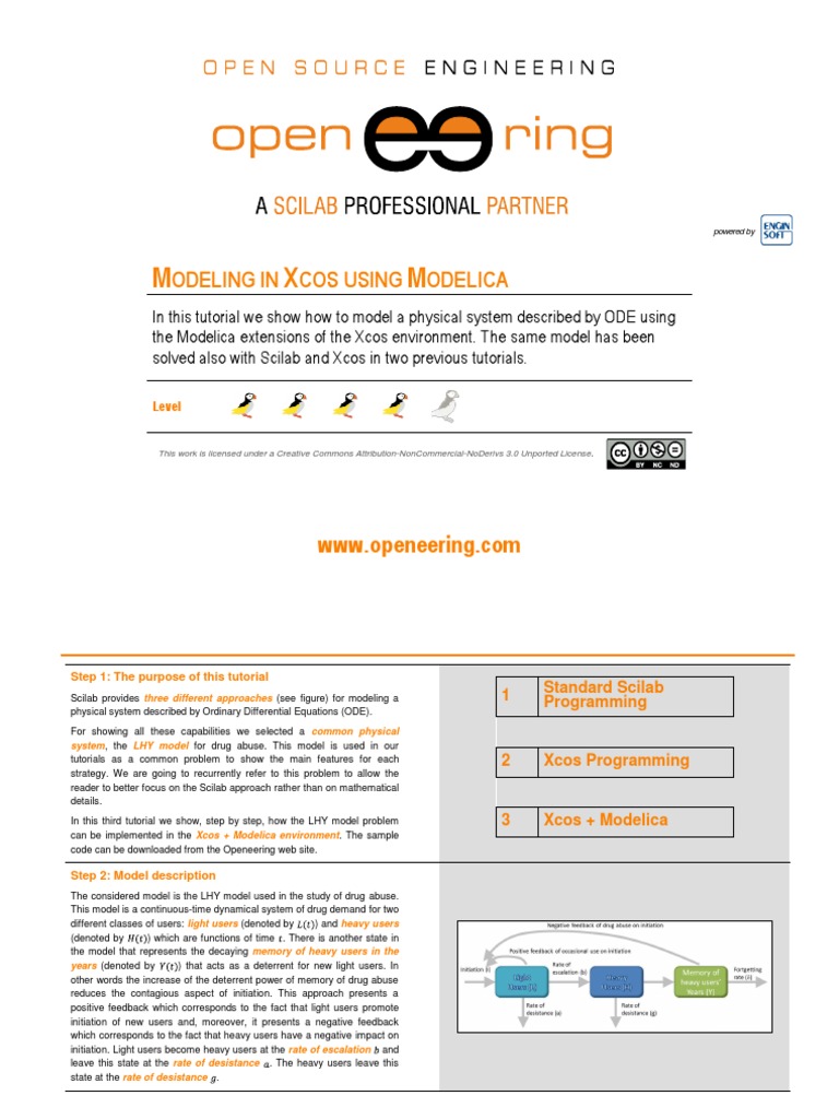 Tutorial Scilab Xcos Modelica | PDF | Parameter (Computer Programming) | Capacitor