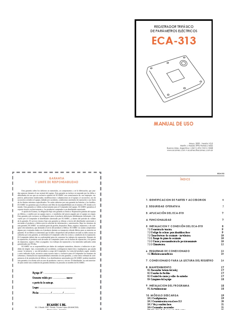 Manual ECA 313 | PDF | Archivo de computadora | Programa de computadora