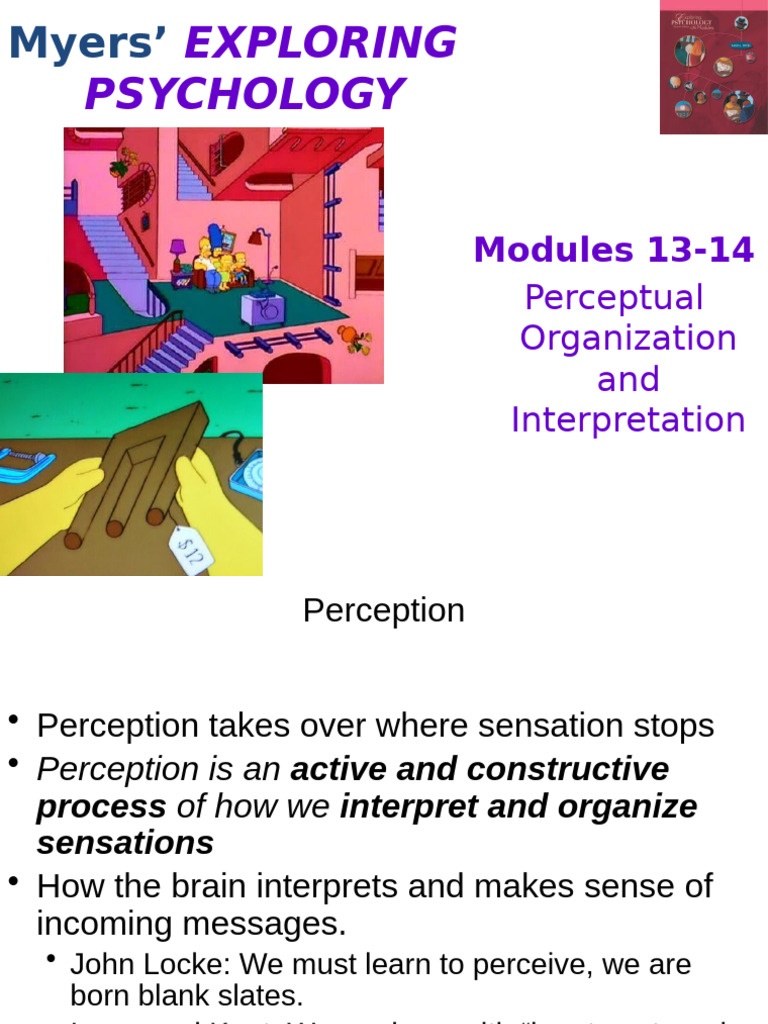 Modules 13-14 Perceptual Organization and Interpretation | PDF ...