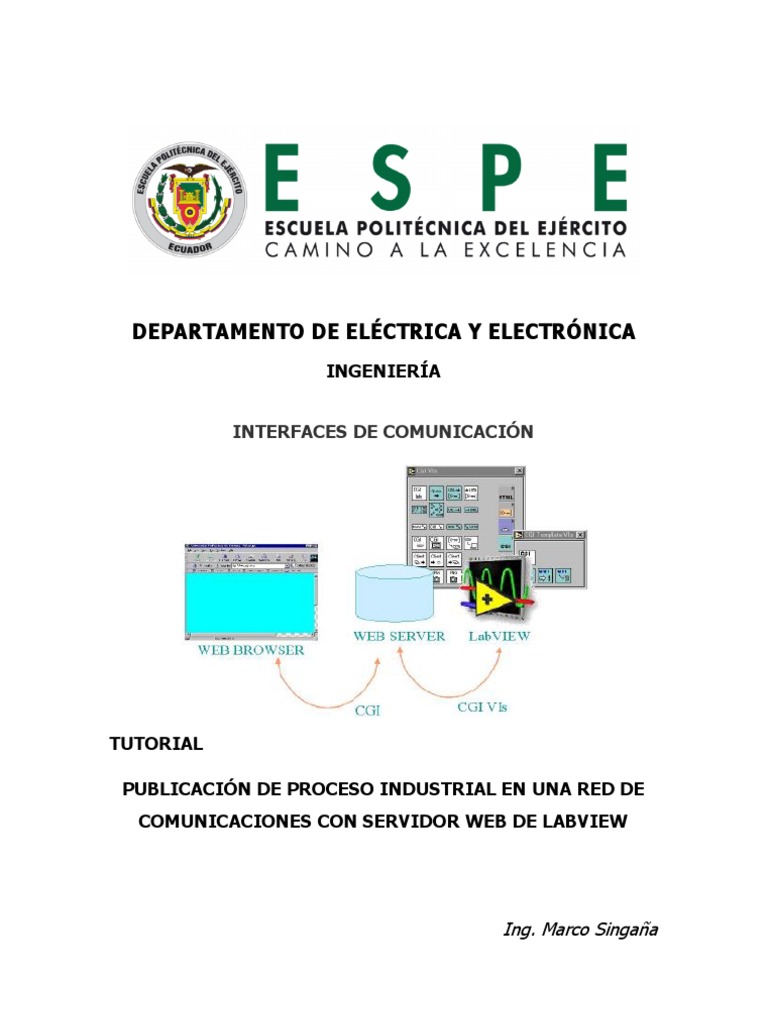 Tutorial - Servidor Web Labview | PDF | Servidor web | Internet y web