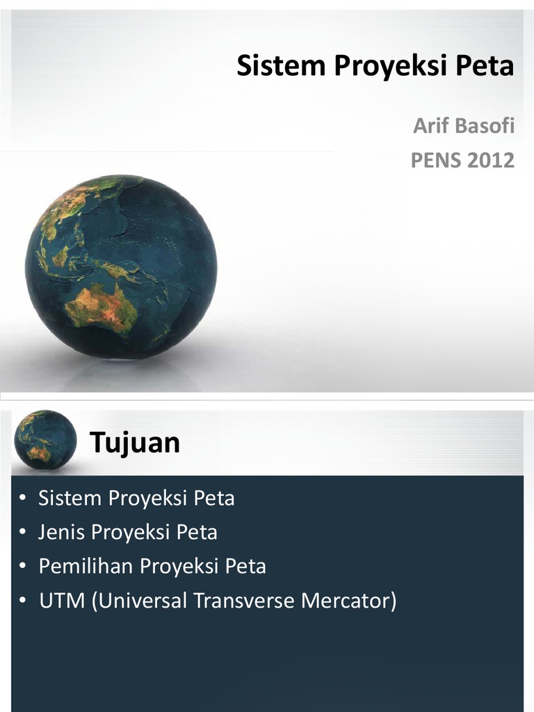 Sistem Proyeksi Peta | PDF