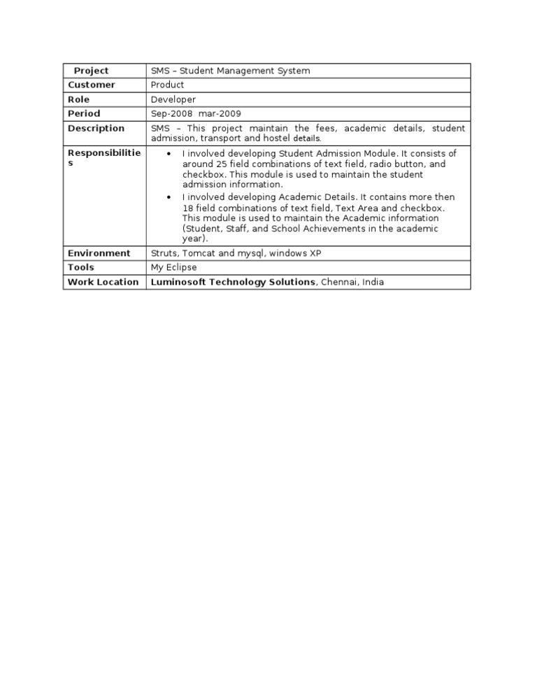 SMS - Student Management System | PDF