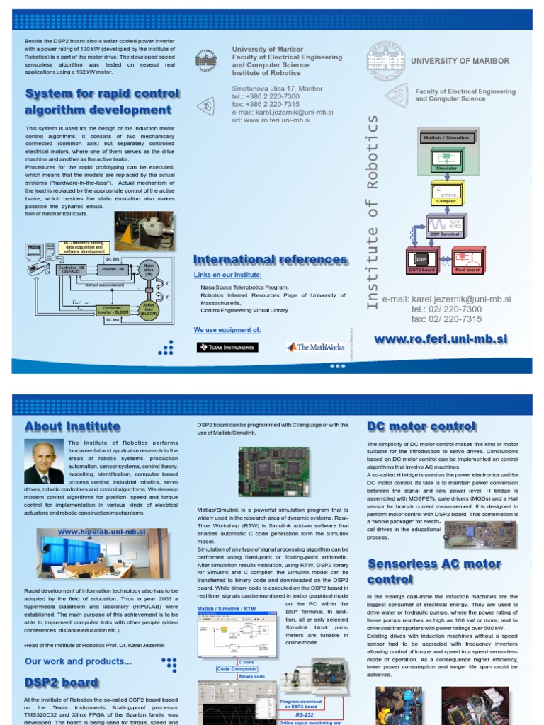 Zlozenka Robotika en | PDF | Robotics | Control Theory