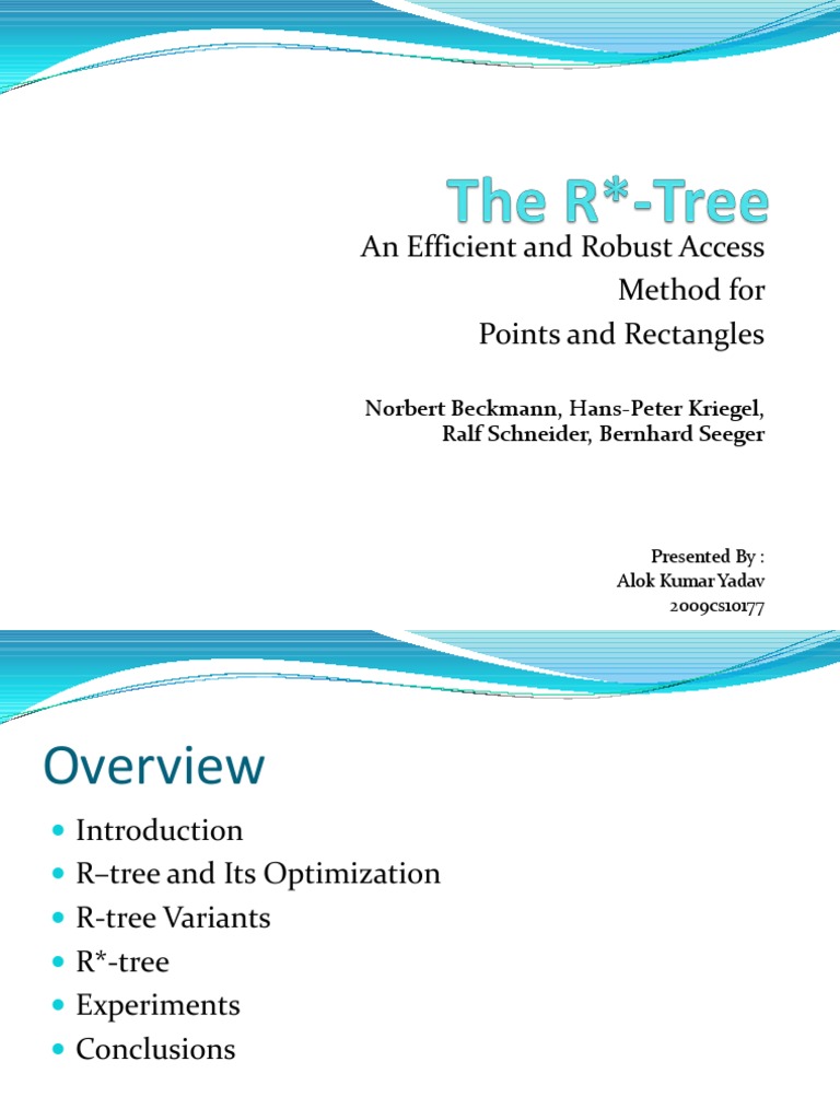 An Efficient and Robust Access Method For Points and Rectangles | PDF | Data Management ...