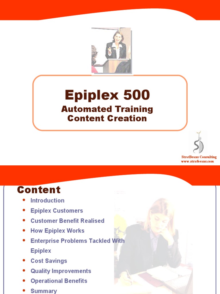 Epiplex Detailed Introduction For Process Training Creation | PDF ...