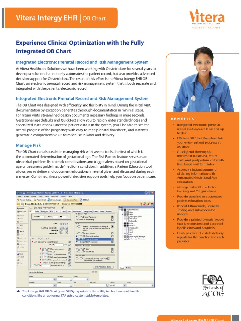 Intergy EHR OB Chart Information | PDF | Electronic Health Record ...