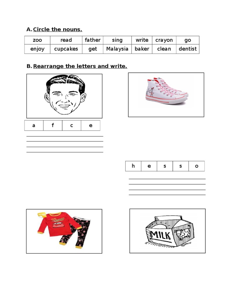 Mid Year Exam English Year 3 | PDF