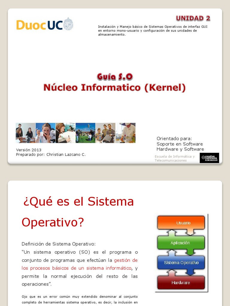 UNID 02 Guia.2 NUCLEO INFORMATICO | PDF | Kernel (sistema operativo ...