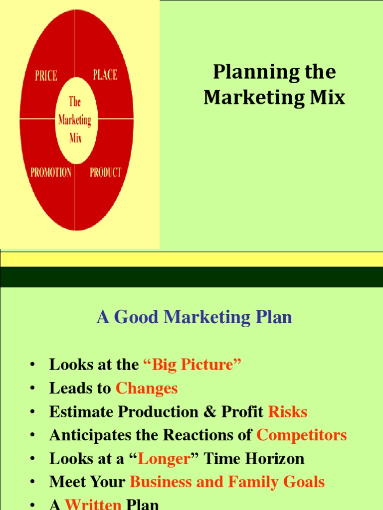 Marketing Mix Strategy Guide | PDF | Promotion (Marketing) | Sales