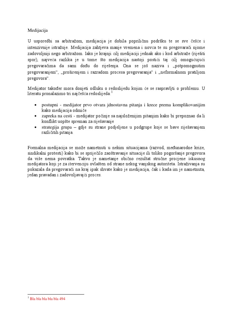 Medijacija | PDF