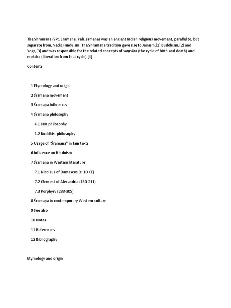 The Shramana | PDF | Yoga | Religious Behaviour And Experience