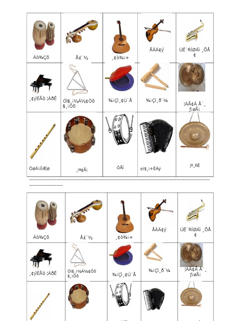 Tamil Musical Instruments Names | PDF