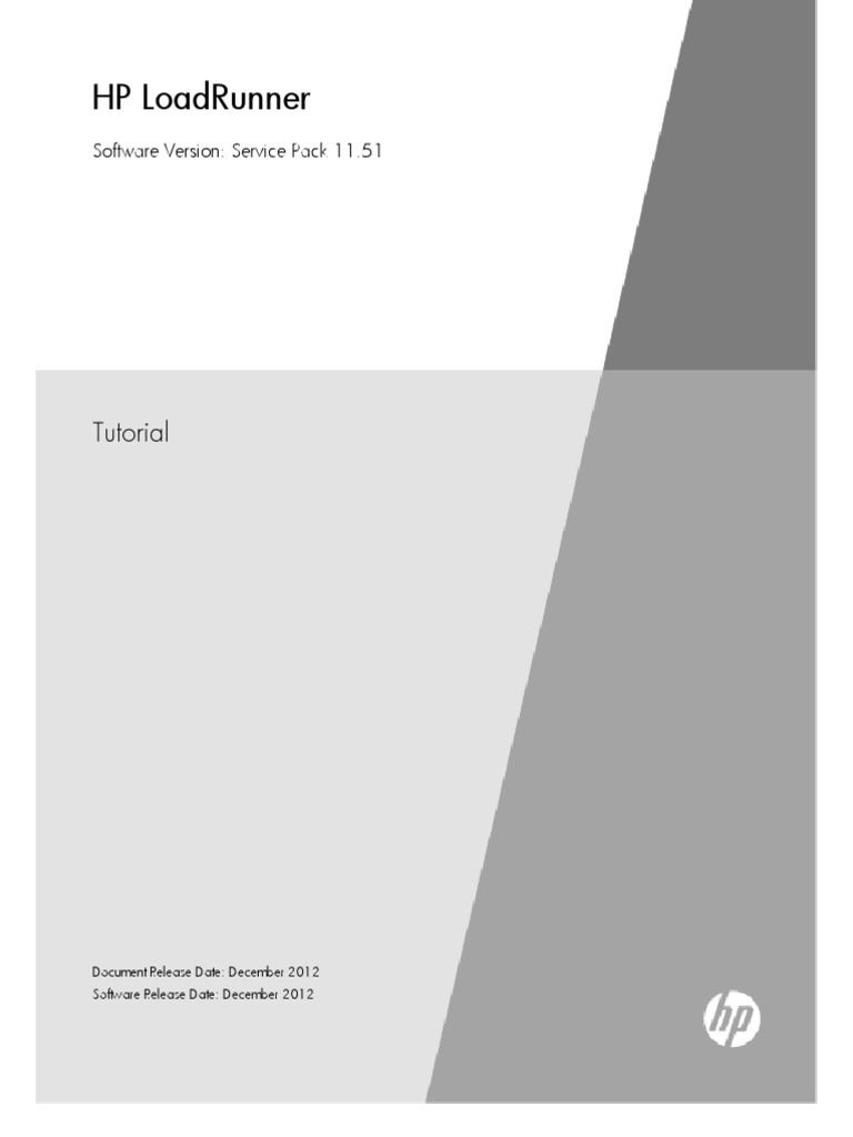 HP LoadRunner Tutorial T7177-88038 | PDF | World Wide Web | Internet & Web