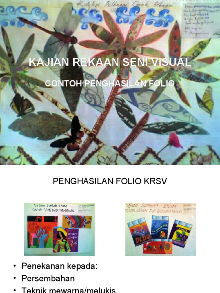 Penghasilan Folio Pendidikan Seni Visual SPM | PDF