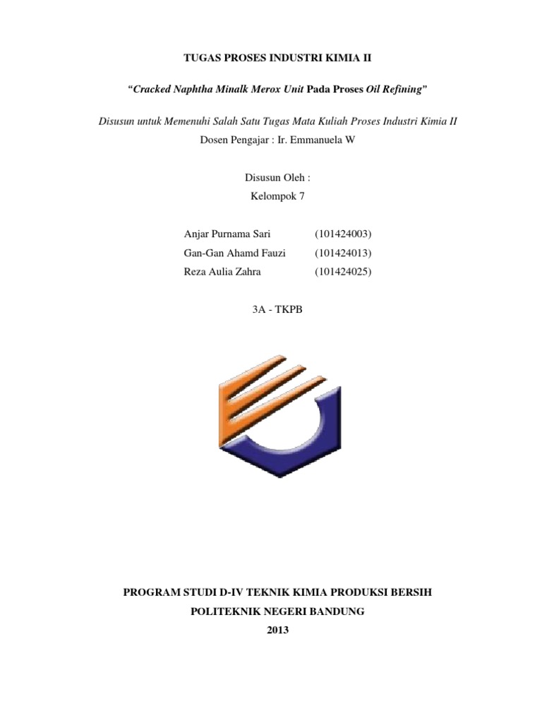 Proses Merox di Kilang Minyak | PDF