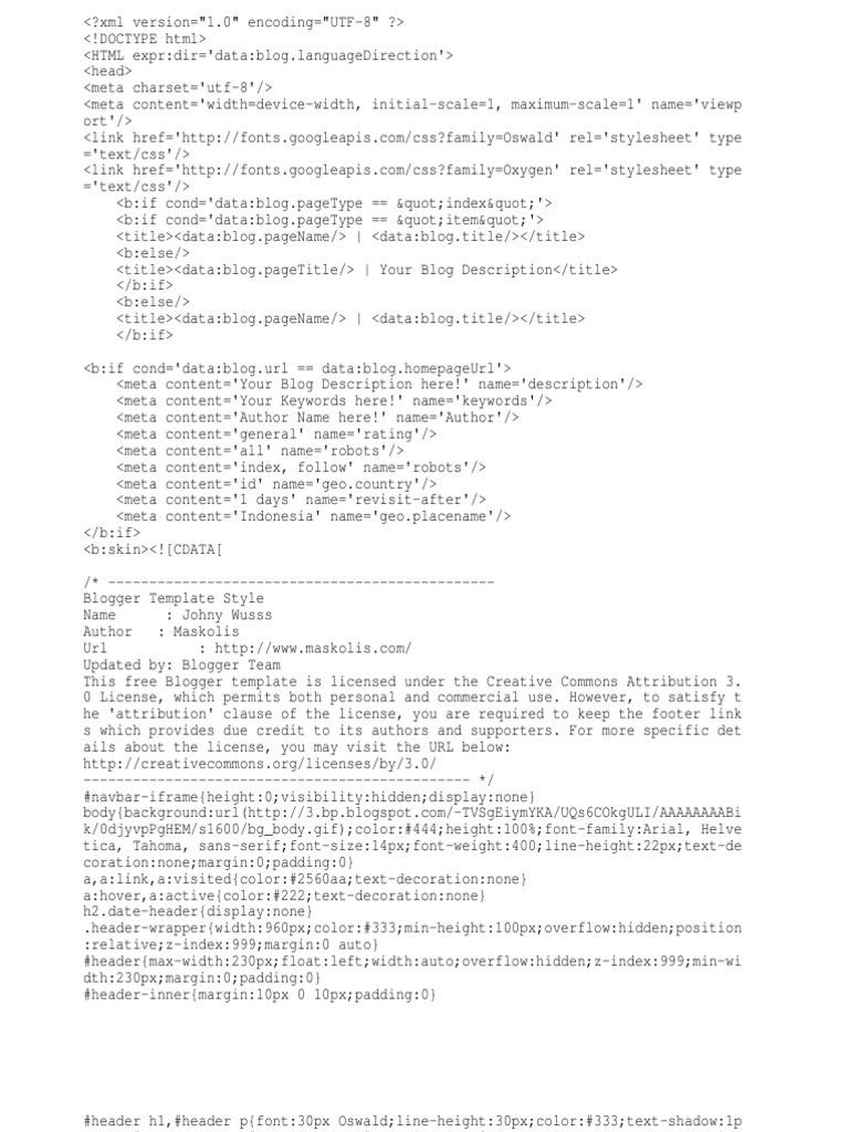 Baca Aturan Pakai Template | PDF | Arial | Typefaces