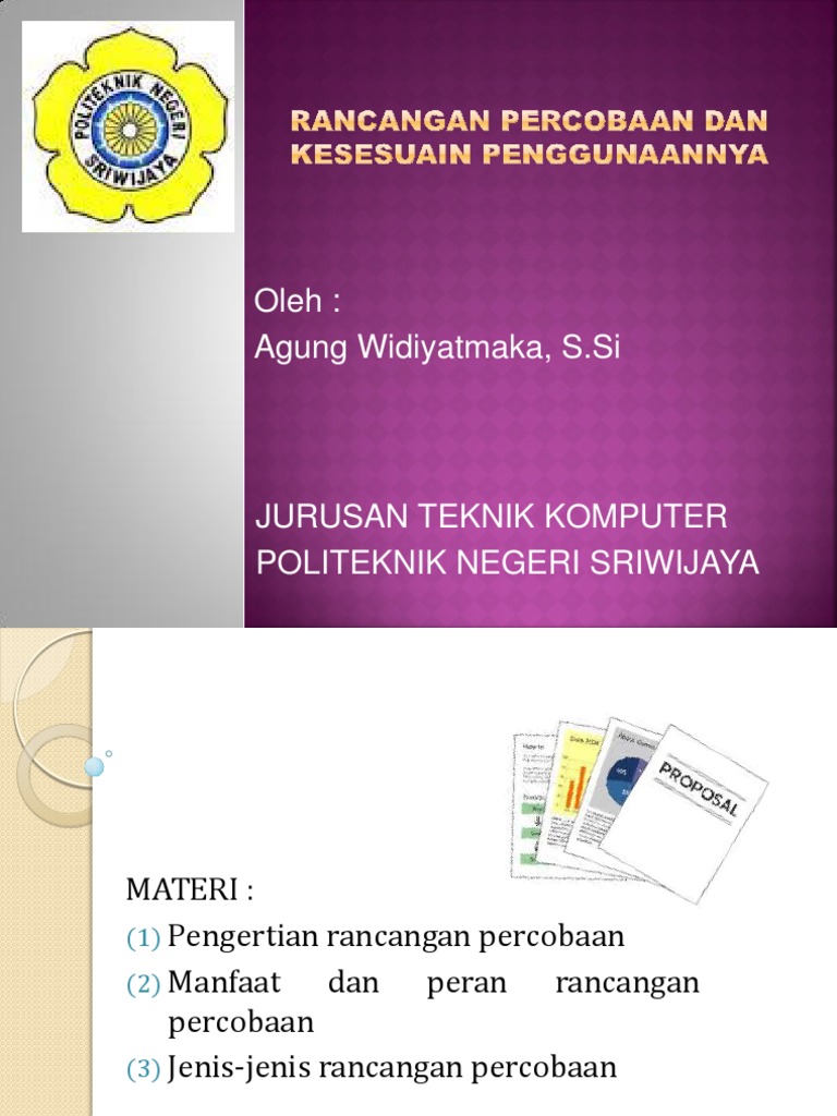 Rancangan Percobaan | PDF