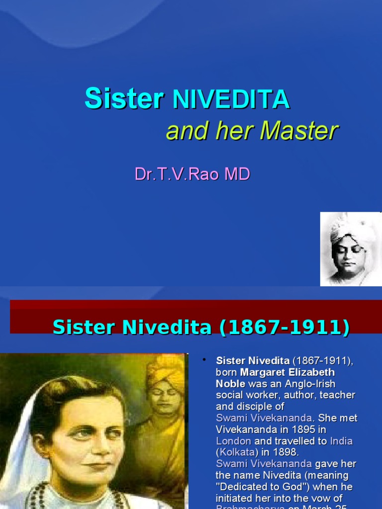Sister Nivedita | Swami Vivekananda | Religious Behaviour And Experience