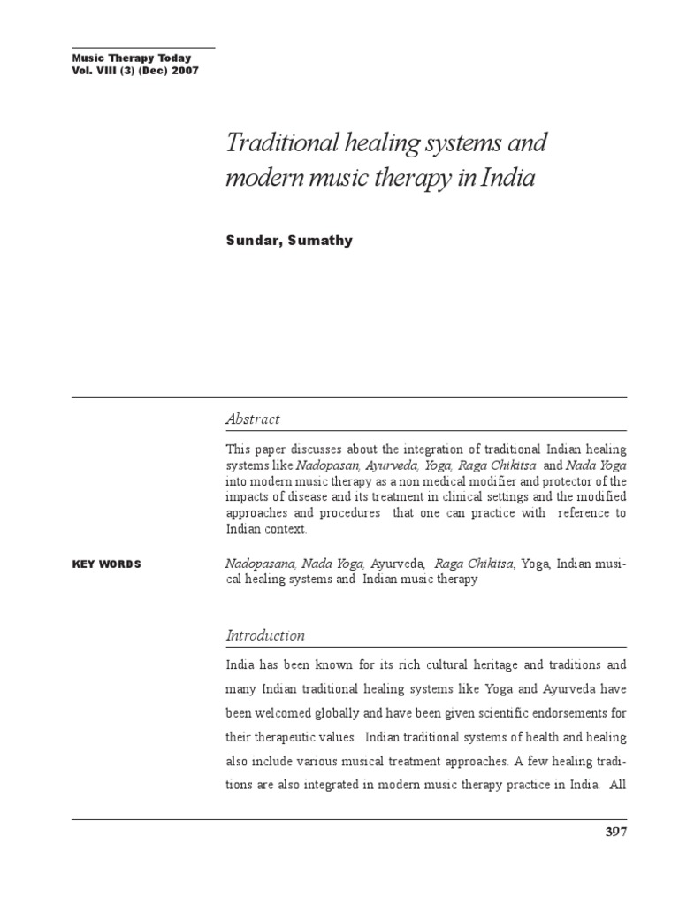 Traditional Healing Systems and | PDF | Ayurveda | Yoga