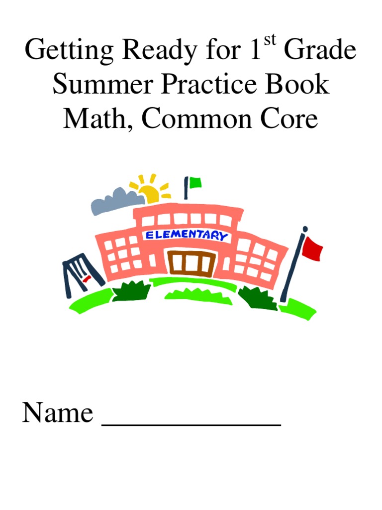 My Getting Ready For 1st Grade Math Summer Practicebook Com | PDF ...