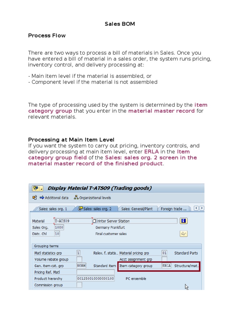 Sales BOM | Download Free PDF | Information Technology Management ...
