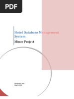 SRS Hotel Management System | PDF | Graphical User Interfaces | Databases