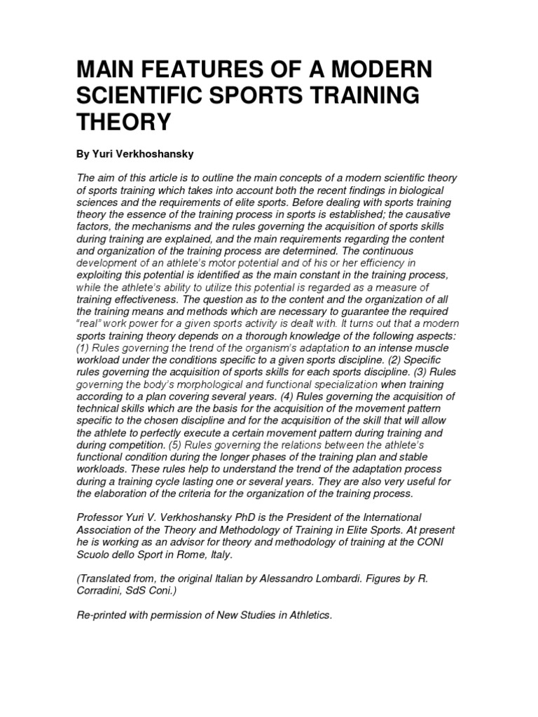 Yuri Verkhoshansky - (01 ...