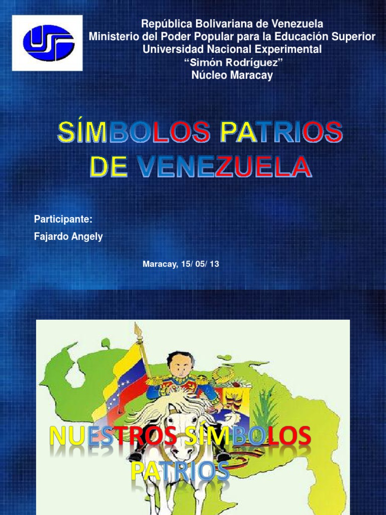 Símbolos Patrios de Venezuela | PDF | Venezuela | Política (general)