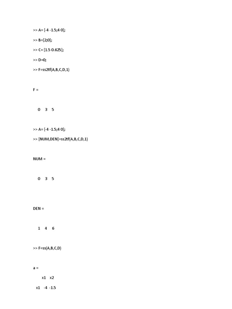 Continuous-Time Transfer Function Analysis | PDF | Teaching Methods & Materials