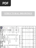 Warehouse Structural Drawings | PDF | Concrete | Foundation (Engineering)